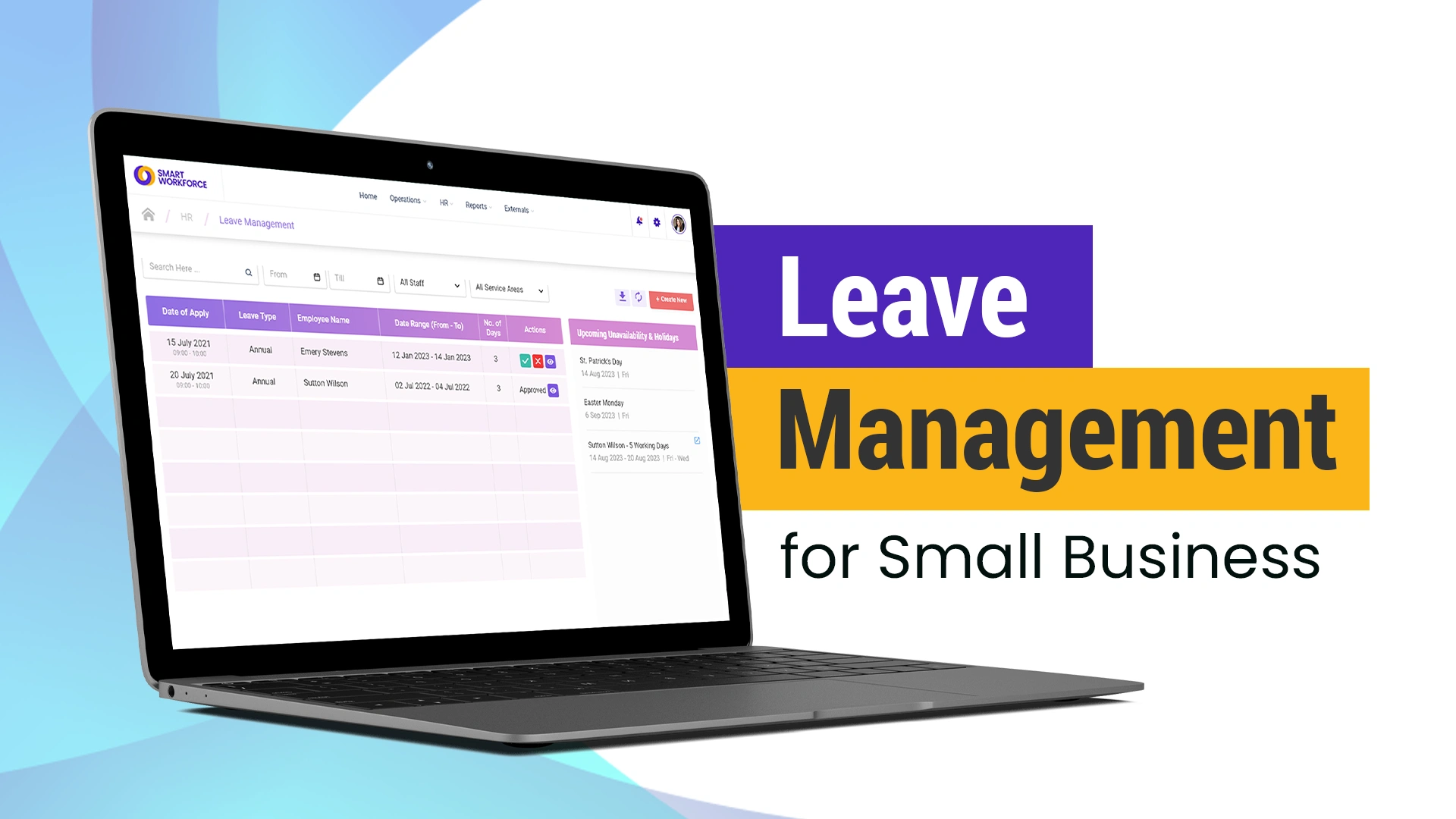 Leave Management for Small Businesses - Smartworkforce
